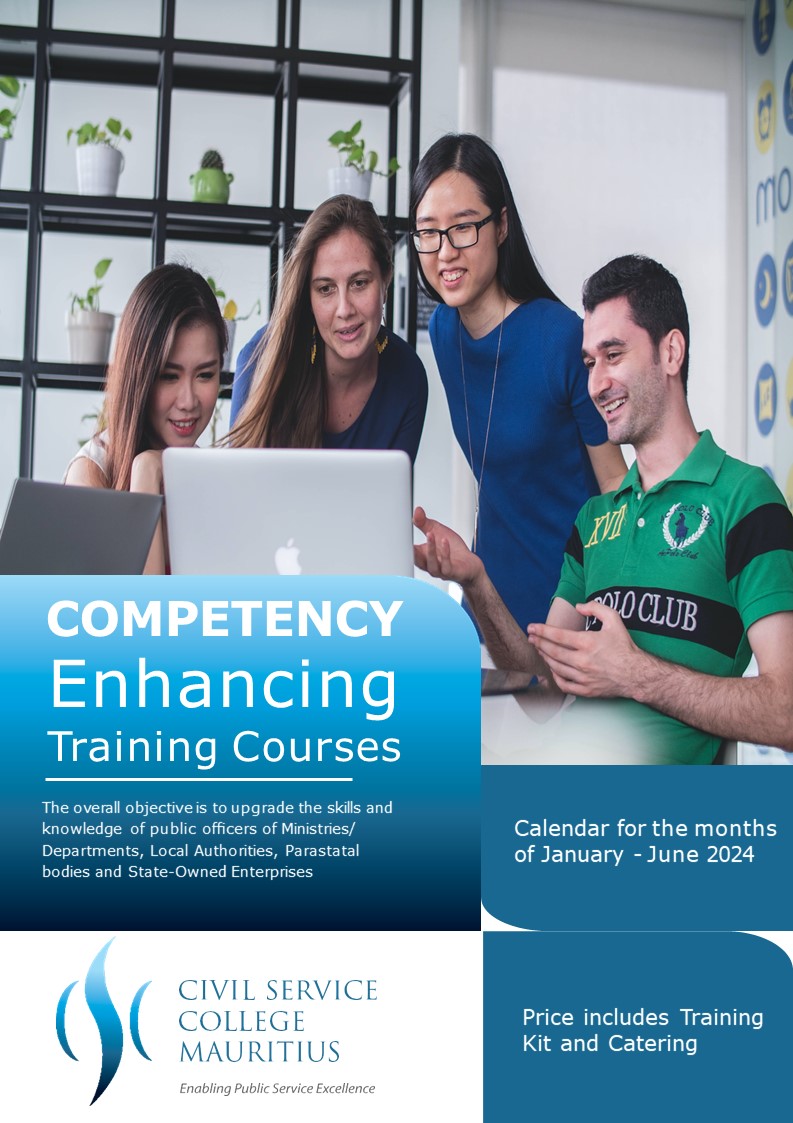 Competency-Based Training Courses Calendar - Civil Service College ...